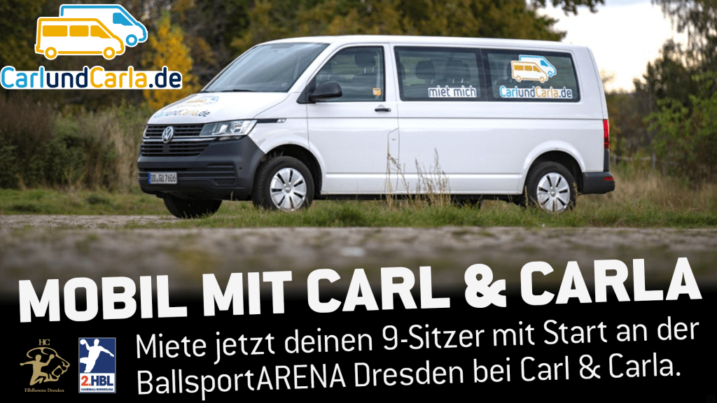 Partnerschaft mit Carl und Carla wird weiter ausgebaut - HC Elbflorenz Dresden