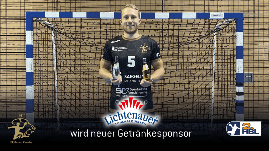 Lichtenauer ist offizieller Getränkepartner des HC Elbflorenz Dresden ...